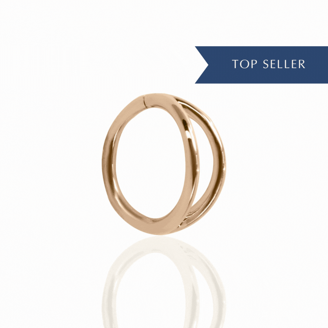 Gold Bogo Double Seam Ring | 18ga – So Gold Studios