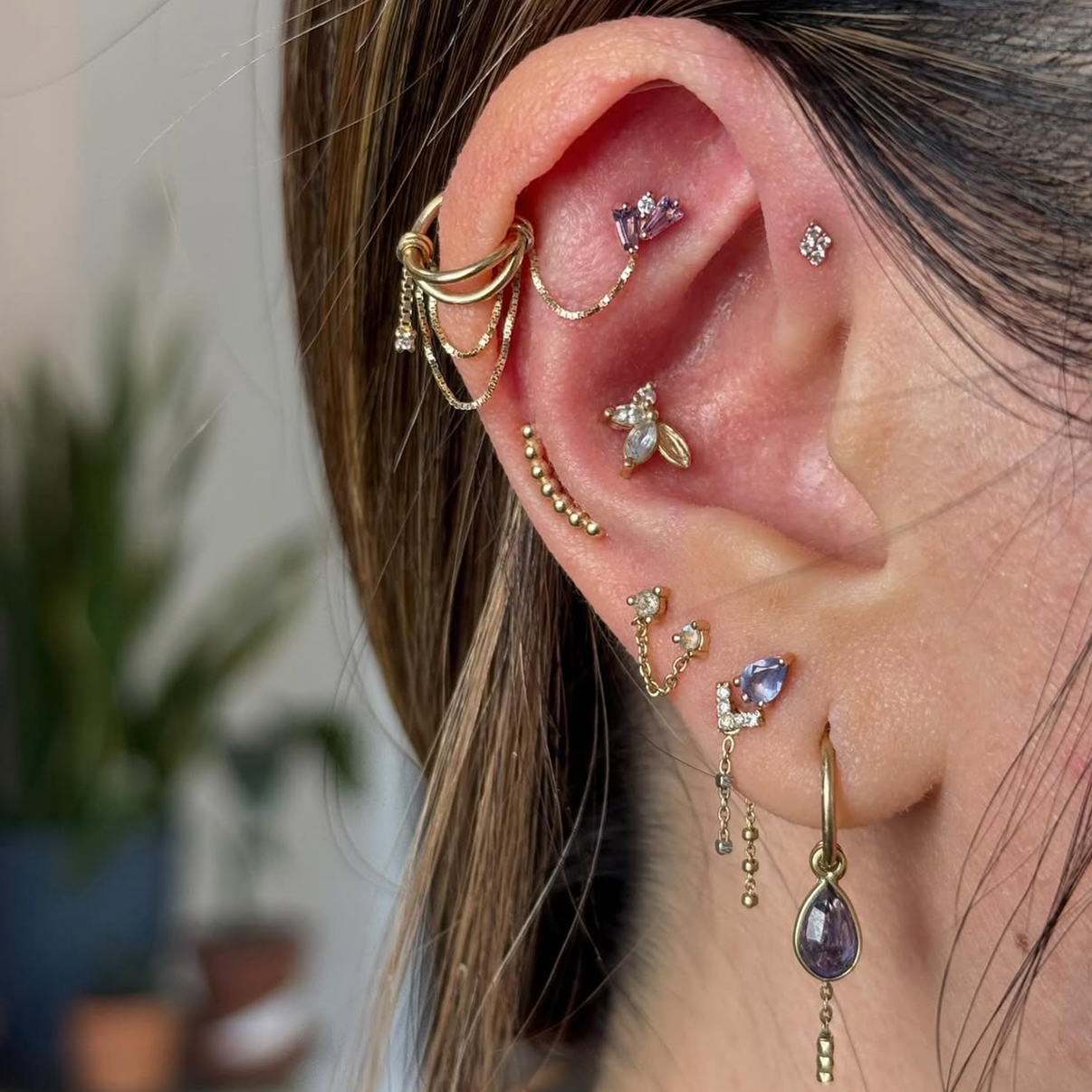 Monet's Lily Petals Threaded End – So Gold Studios