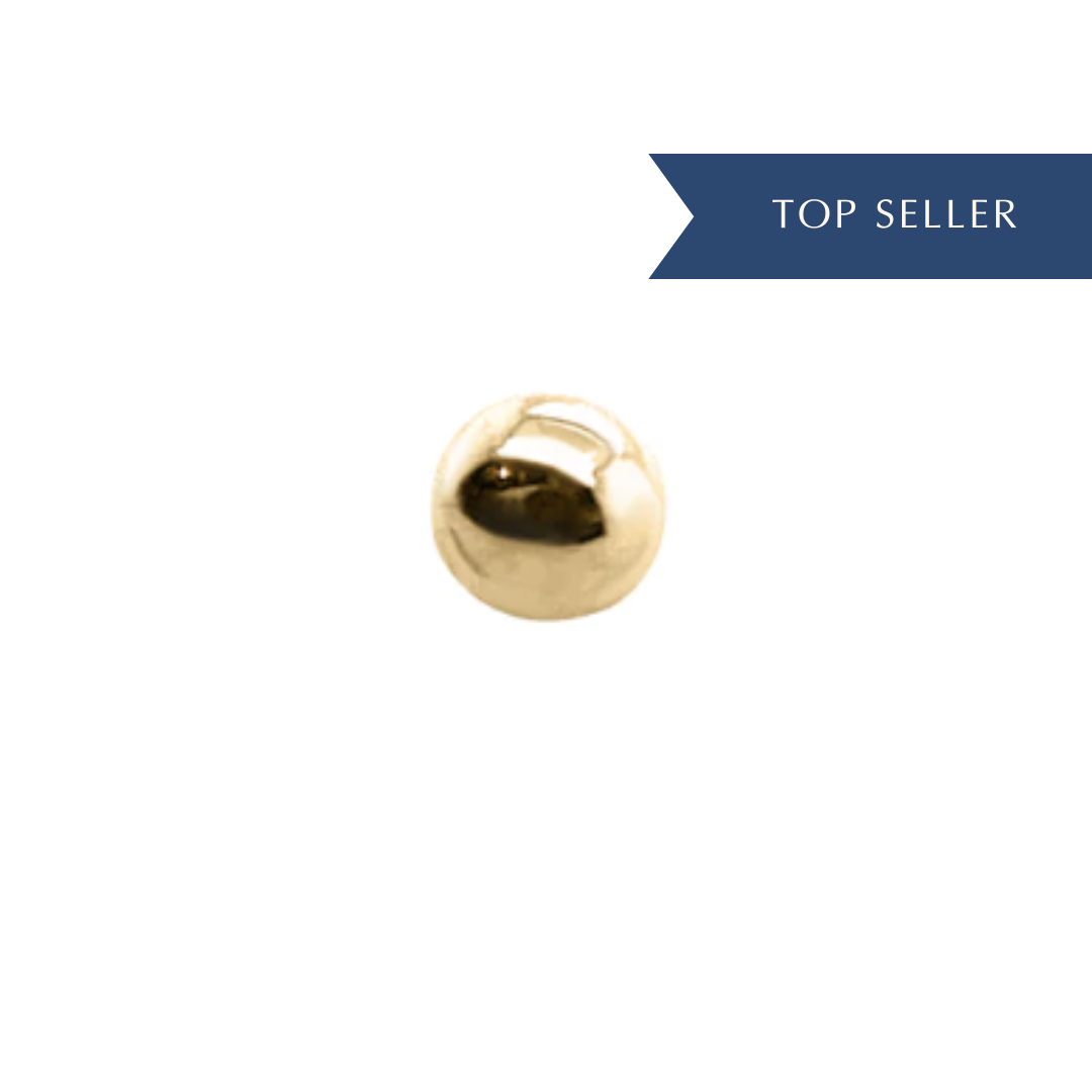 2mm Tiny Ball Threadless End – So Gold Studios